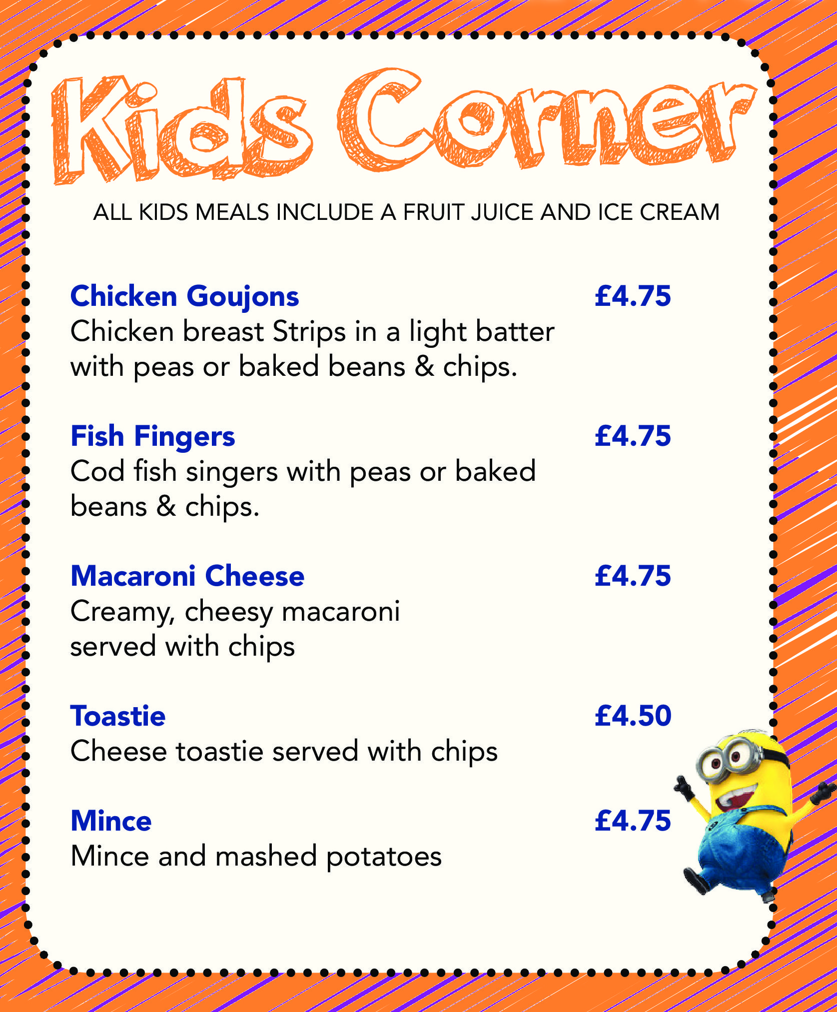 Menus - The Woodside Inn